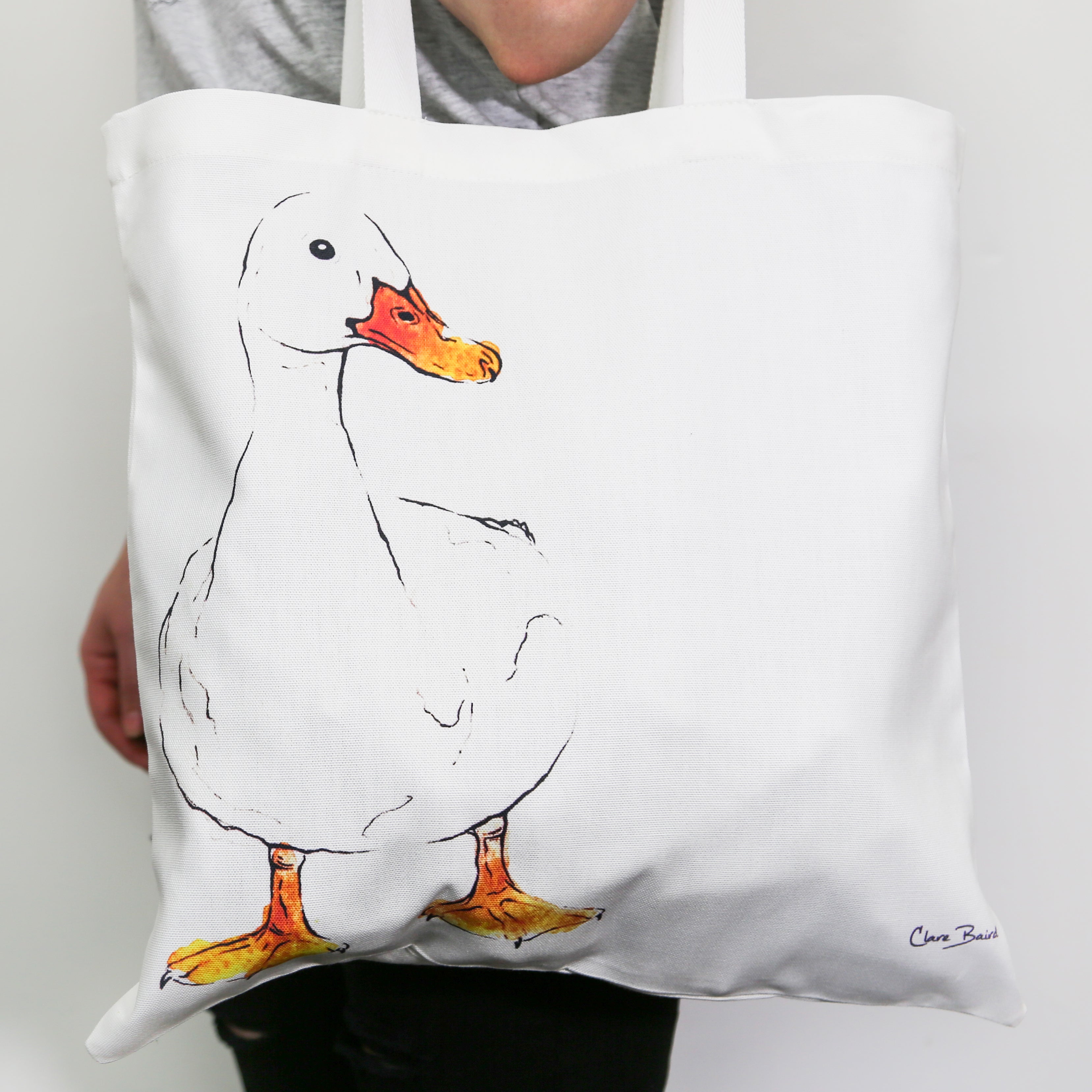 Drake Cotton Tote Bag designed by Clare Baird – Clare Baird