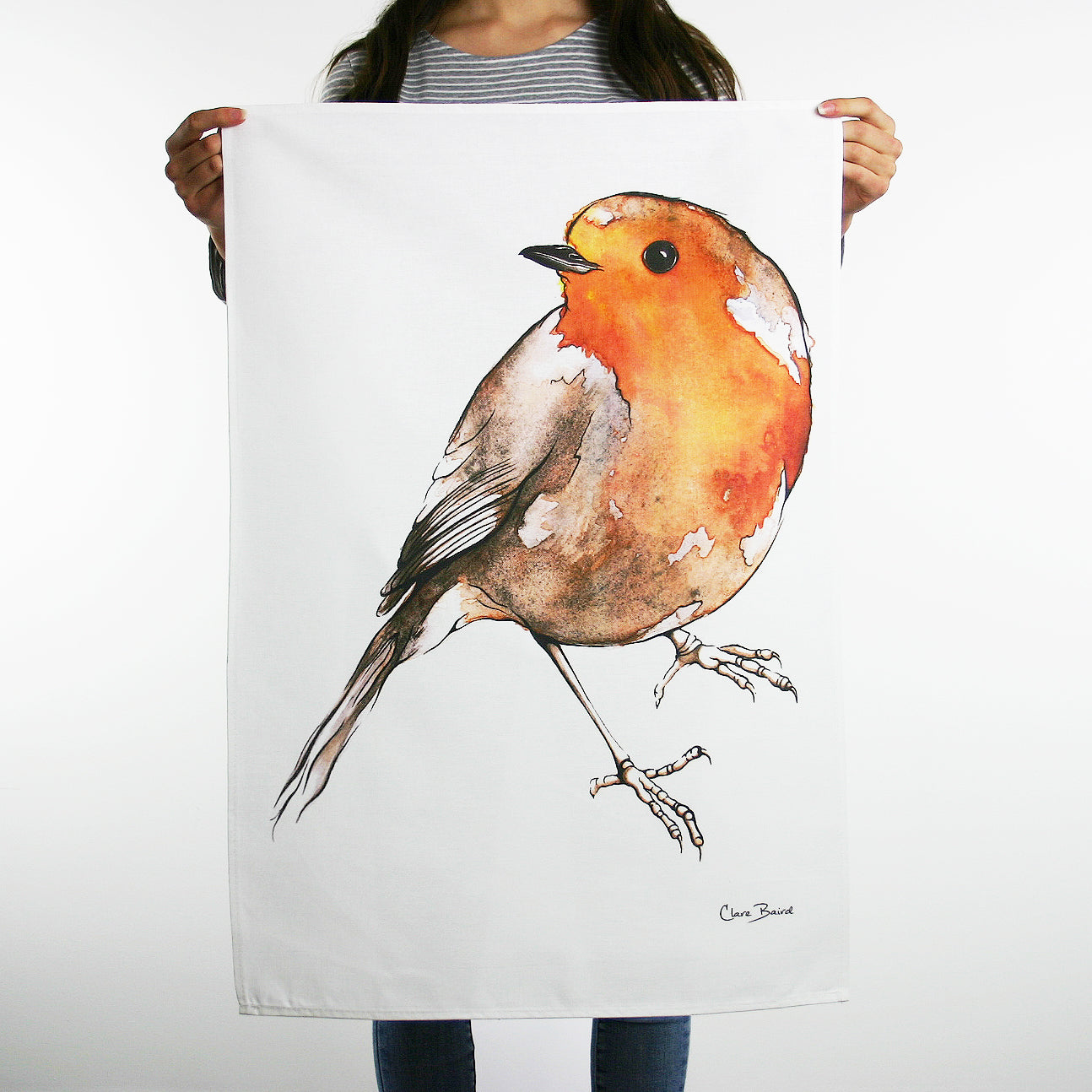 Robin Tea Towel – Clare Baird
